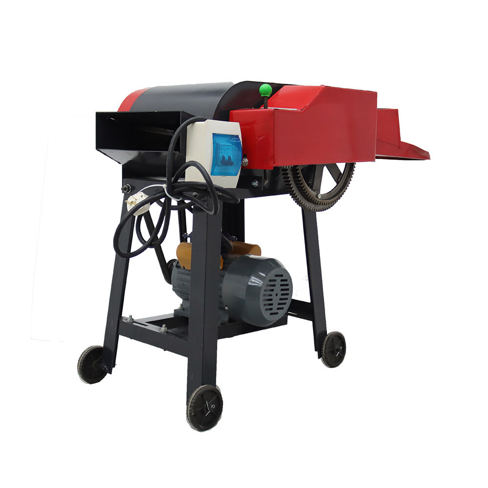 220V Chaffcutter Hay Cutting Machine Feed Processing w/Conveyor 500 ...