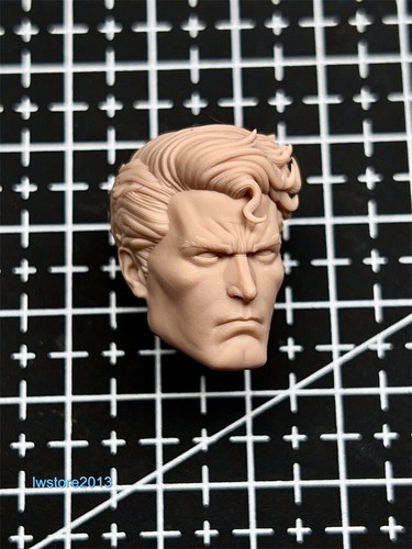 1:6 Head Sculpt Superman Clark Kent Carved For 12" Male Action Figure ...