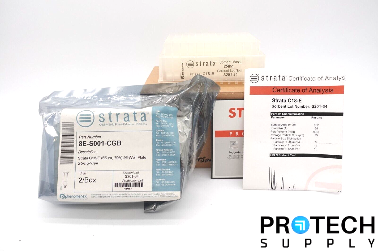 Strata 8E-S001-CGB C18-E (55 µm 70 Å) 96-Well Plate for sale online | eBay