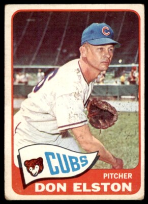 1965 Topps Baseball Card Don Elston A Chicago Cubs #436 | eBay