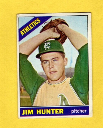 1966 Topps Jim Hunter #36 Kansas City Athletics G/VG FREE SHIPPING | eBay