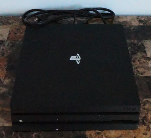 Sony PS- 4 Pro PS4 1TB Black Console only with power cord Pre-owned NO ...