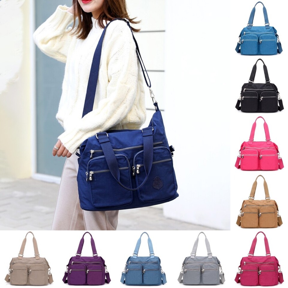 Women Waterproof Handbag Multi Pockets Tote Bag Ladies Large Capacity ...