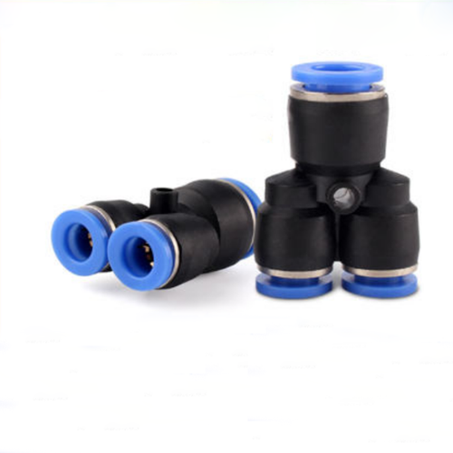 Pneumatic Air Line Reducer Push-in Fittings Wye 4mm-12mm Tube Hose Y ...