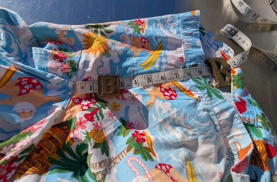 Golf Shorts Christmas Loudmouth 48 Surfing Santa Tiki Reindeer Cotton ...