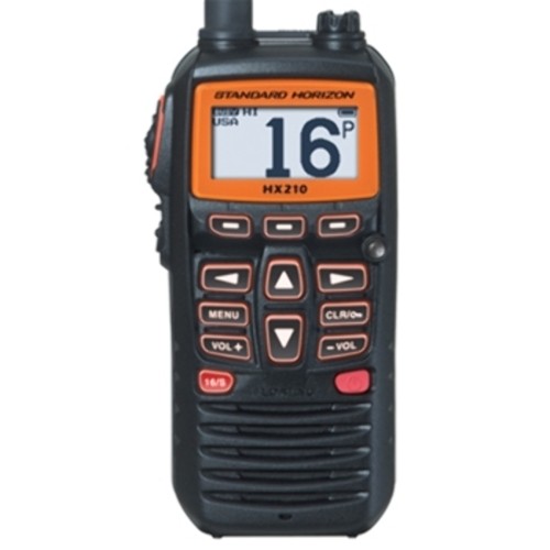 Standard Horizon HX210 Noir Compact Flottant Portatif Vhf-Wx-Fmmarine ...