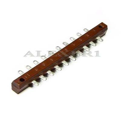 10 pcs 10-pin Bakelite Terminal Tag Turret Board Strip T1 Guitar Amp ...