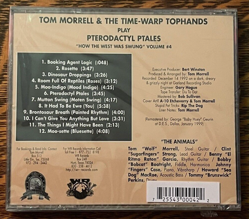 How the West Was Swung, Vol. 4: Pterodactyl Ptales by Tom Morrell (CD ...