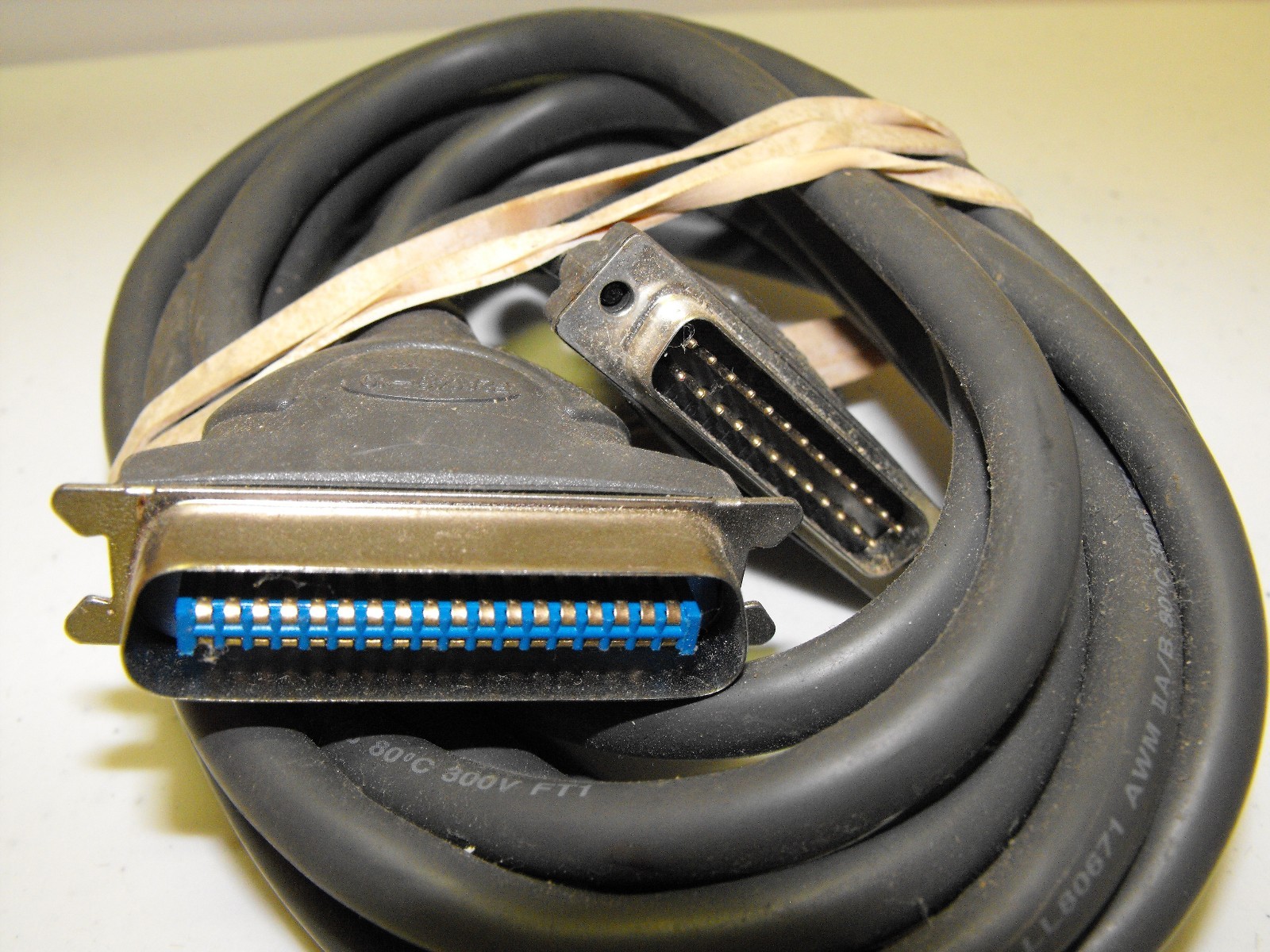 10' Belkin F2A046-10 Serial Printer Cable Computer Print Wire Male to ...