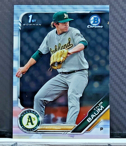 Tyler Baum 2019 1st Bowman Chrome #BDC-109 - Athletics RC | eBay