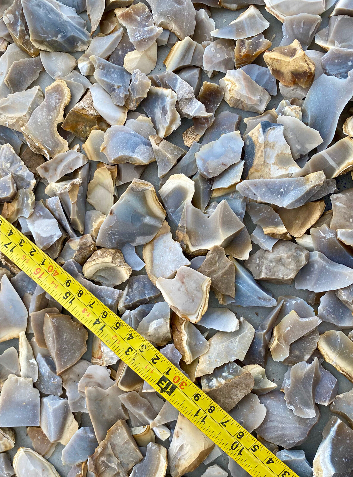 8+ Lbs of Pretty TX Chert/Flint Small Flakes/Pieces ~ Tumble-Lapidary ...