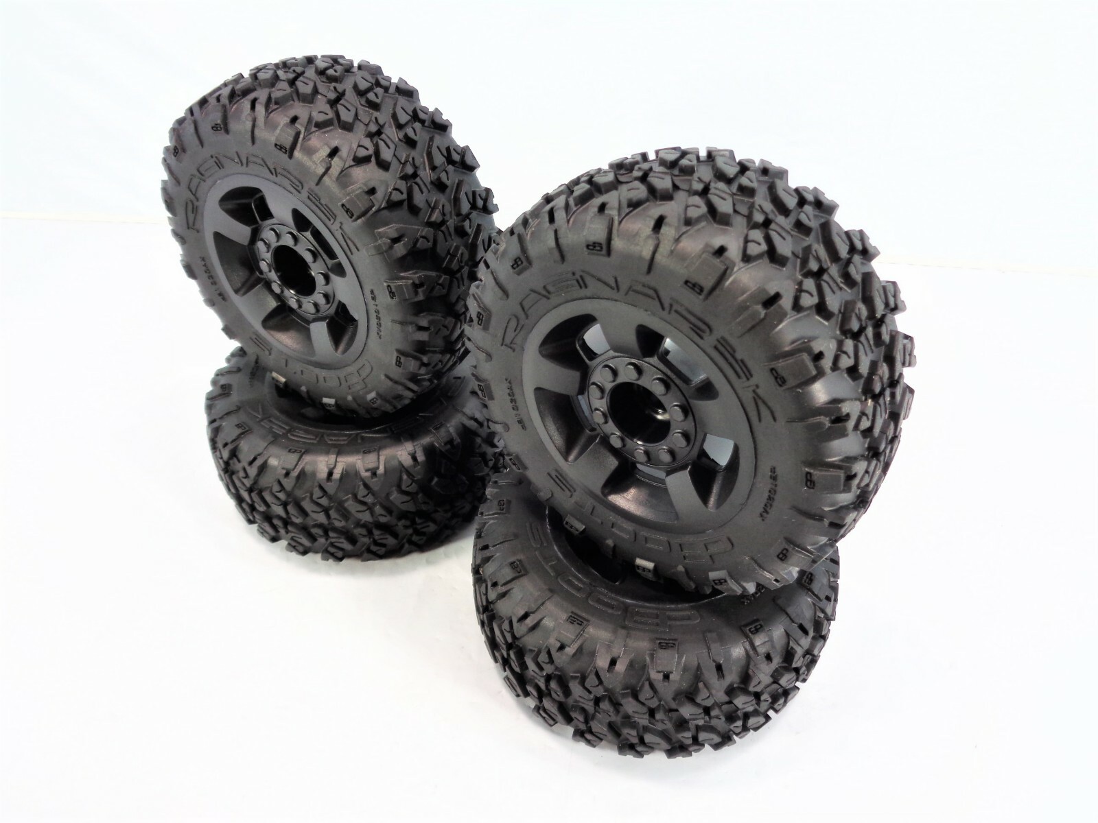 Arrma Big Rock 223s 4x4 BLX dBoots Ragnarok Tires and Black 14mm Wheels ...