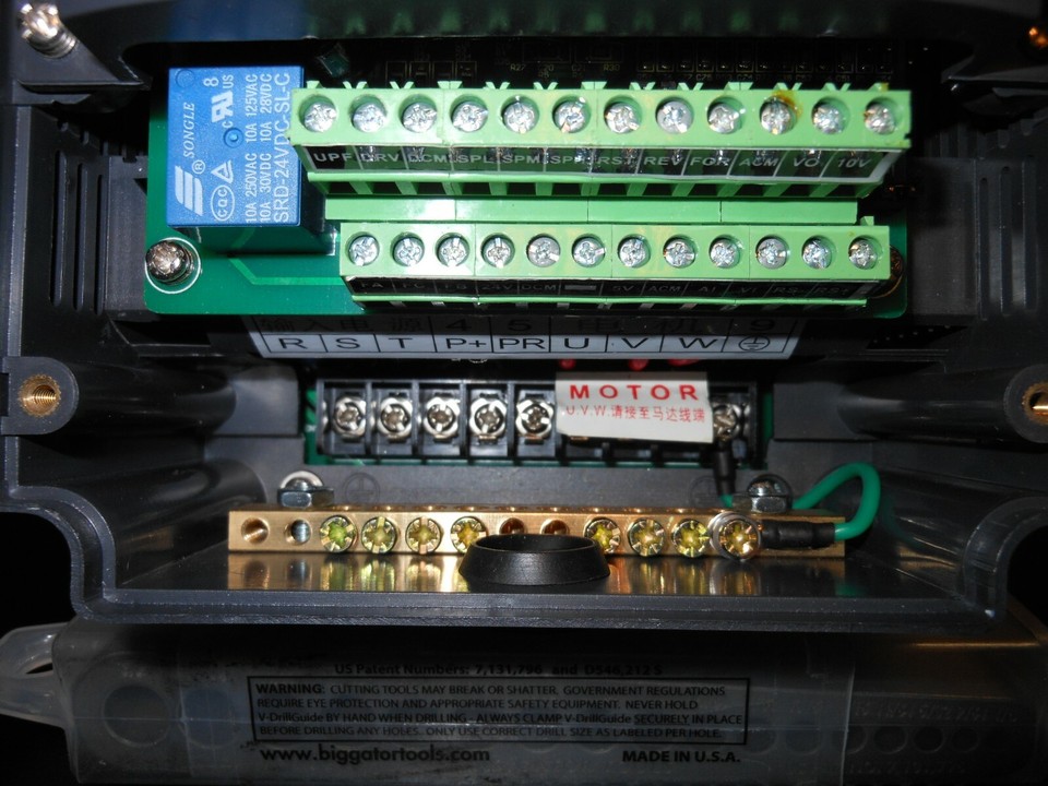 CNC VFD Ground Splitter Kit Terminal Block Electrical Wiring Safety | eBay