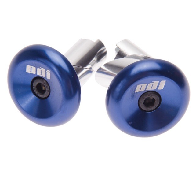 Odi Aluminum Grip End Plugs Blue | eBay