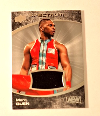 2021 Upper Deck Spectrum AEW Relics #34 Marq Qeun Shirt Swatch AEW | eBay