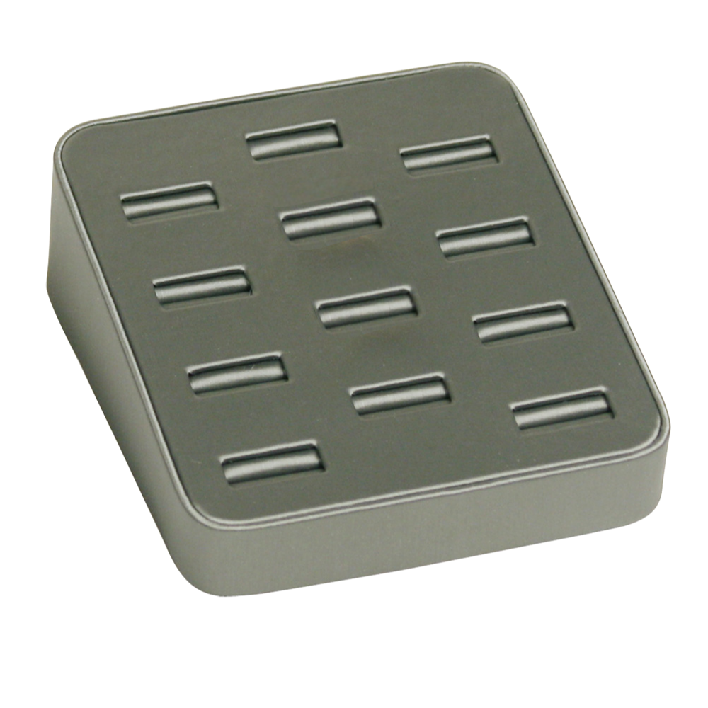 45pc Ring Holder 12pc Ring Stands 12-Ring Holder Modern Grey Cufflink ...