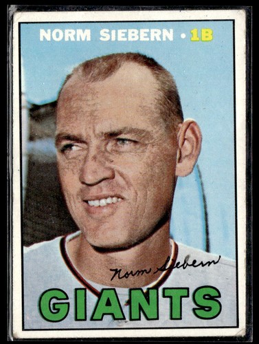 1967 Topps #299 Norm Siebern San Francisco Giants | eBay