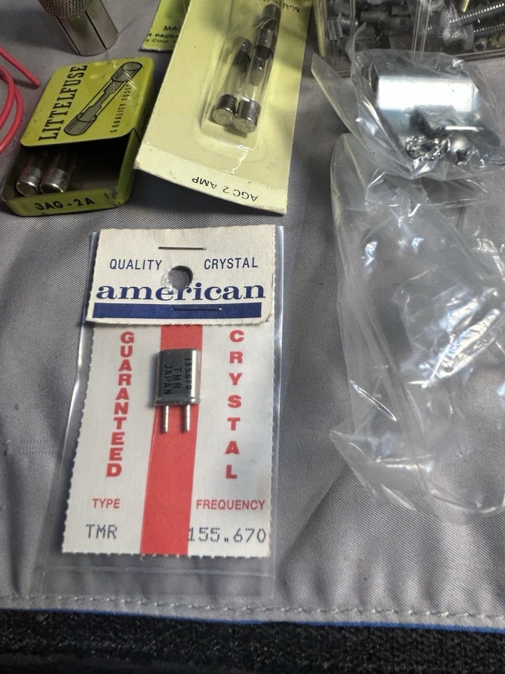 Large Lot CB Radio Parts And Pieces Antenna wire fuses Estate Find | eBay