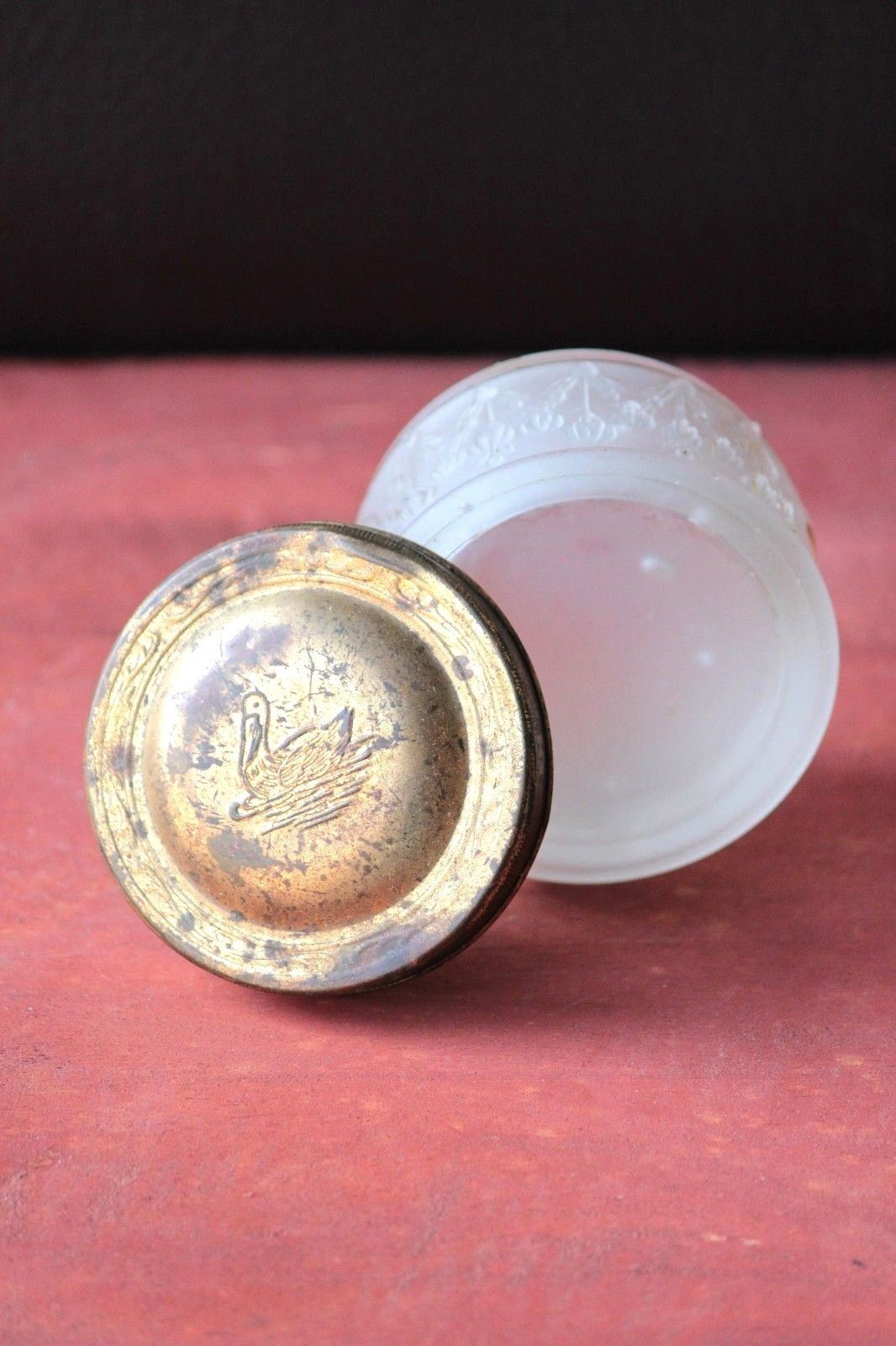 Glass Ink Pot Old Vintage Antique Rare Decorative Collectible | eBay