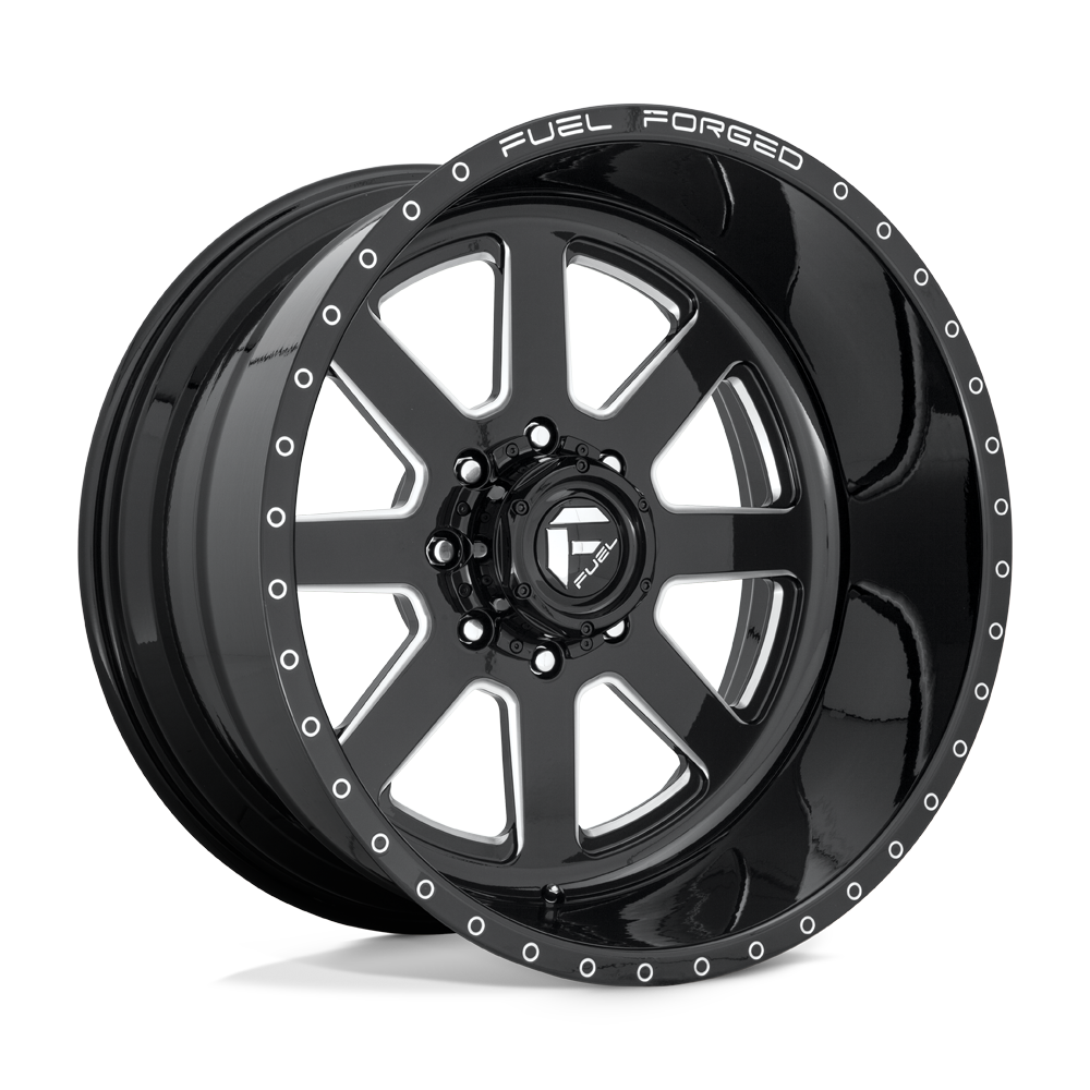FUEL DE09 FF09D SSF 8 22X12 8X170 Offset -50 Matte Black Milled ...