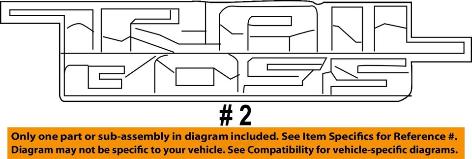 GM OEM 04-23 Bonneville Pick Up Box Exterior Trim-Decal 84141147 | eBay