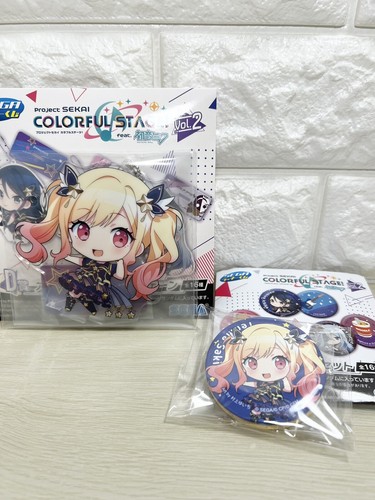 Colorful Stage Hatsune Miku SEGA Saki Tenma Acrylic stand/ Button Badge ...