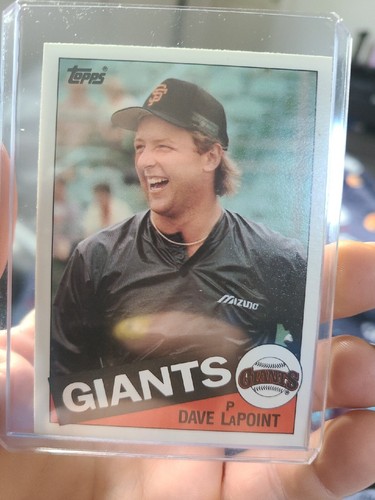 1985 Topps Traded Dave LaPoint San Francisco Giants #71T MINT Free ...