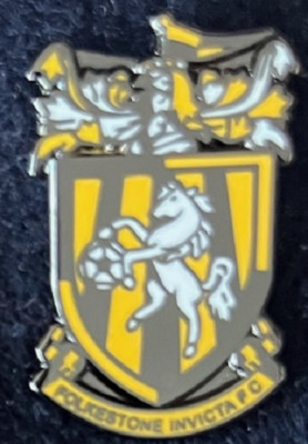 Folkestone Invicta Football Club enamel badge | eBay UK