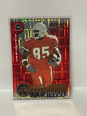 2001 Quantum Leaf Infinity Red Parallel Rookie #'d/35 - MARCELLUS ...