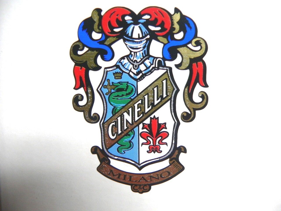 1 sticker head badge for racing bikes CINELLI - 58x41mm vintage | eBay