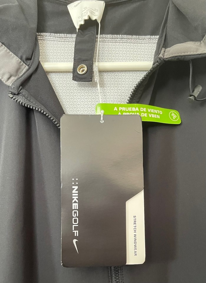 Woman's Nike Jacket, Black/Gray, 2 Way Zipper, Adjustable Waist and ...