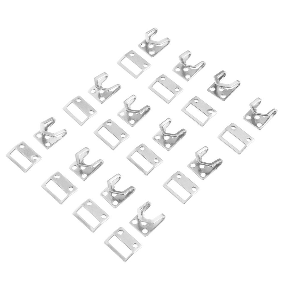 50Pcs Metal Trousers Hook Suit Adjustable Pants Skirt Hook Buttons ...