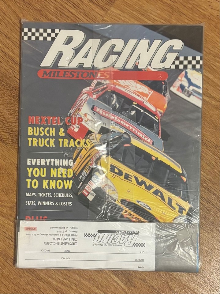2004 Spring Racing Milestones Magazine Bush Drivers (MH427) Earnhardt ...