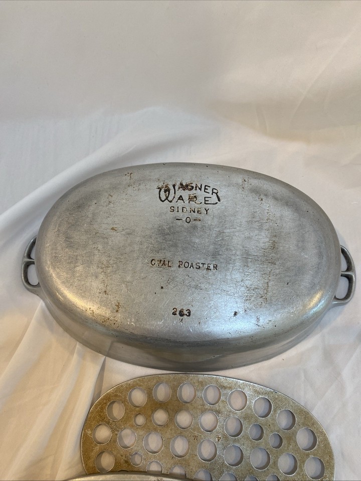 WAGNER WARE SIDNEY O MAGNALITE ALUMINUM OVAL ROASTER #263 USA | eBay