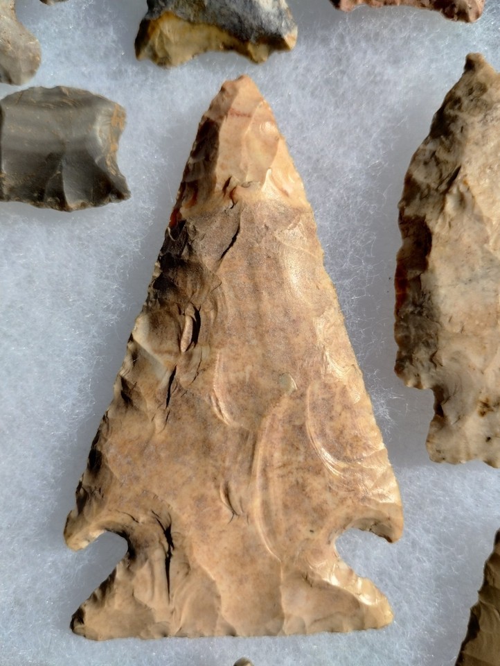 43 Missouri Indian Arrowheads Spear Points Projectile Indian Artifacts ...