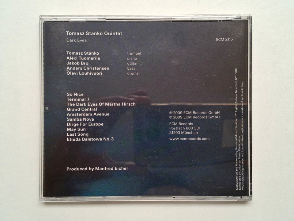 Tomasz Stanko Quintet - DARK EYES - CD, 2009 | eBay UK