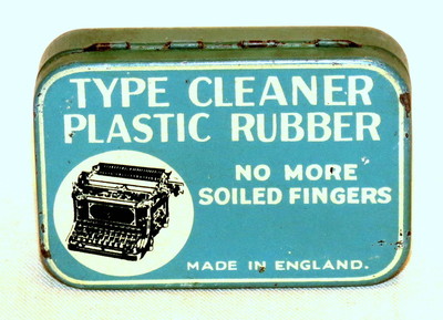 Rare English Typewriter Cleaner no Ribbon Tin 1930s, with Content! | eBay