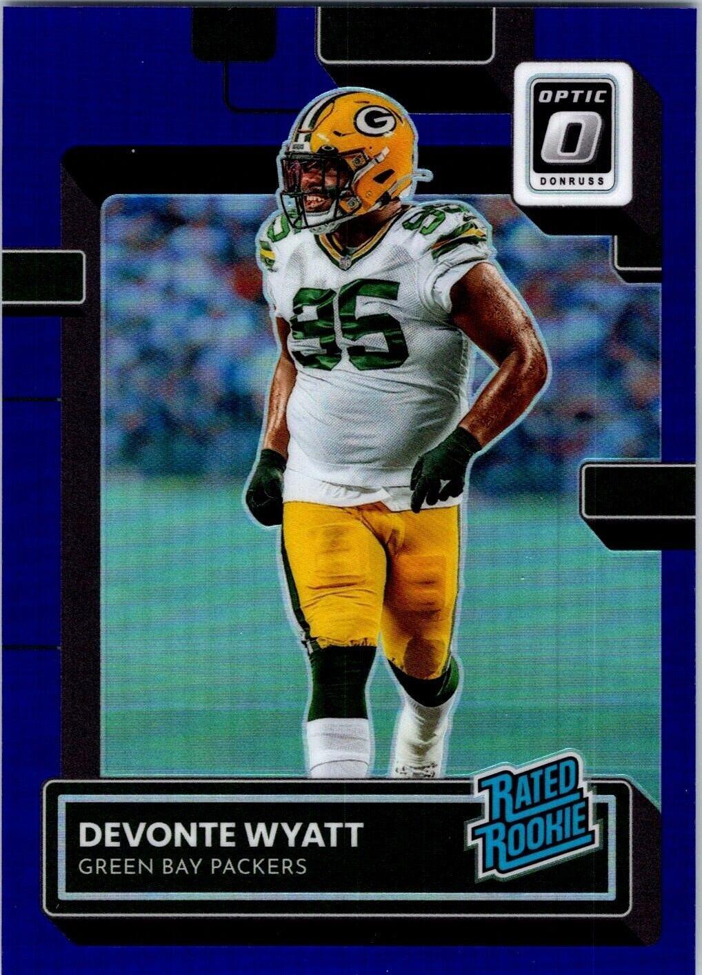 2022 Panini Donruss Optic - Rated Rookie Devonte Wyatt #255 Purple ...