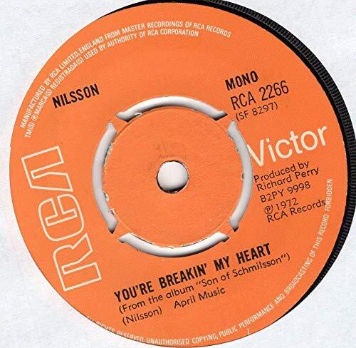 Harry Nilsson - Spaceman / You're Breakin' My Heart - Used Vinyl Reco ...