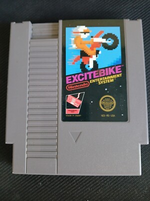 Nintendo NES Excitebike 3 Screw Retro Arcade Racing Game 1985 Tested ...