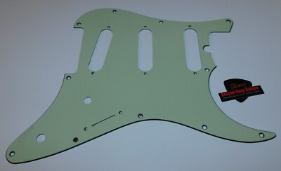 Stratocaster Pickguard Mint Green Light Relic Guitar Parts Project ...