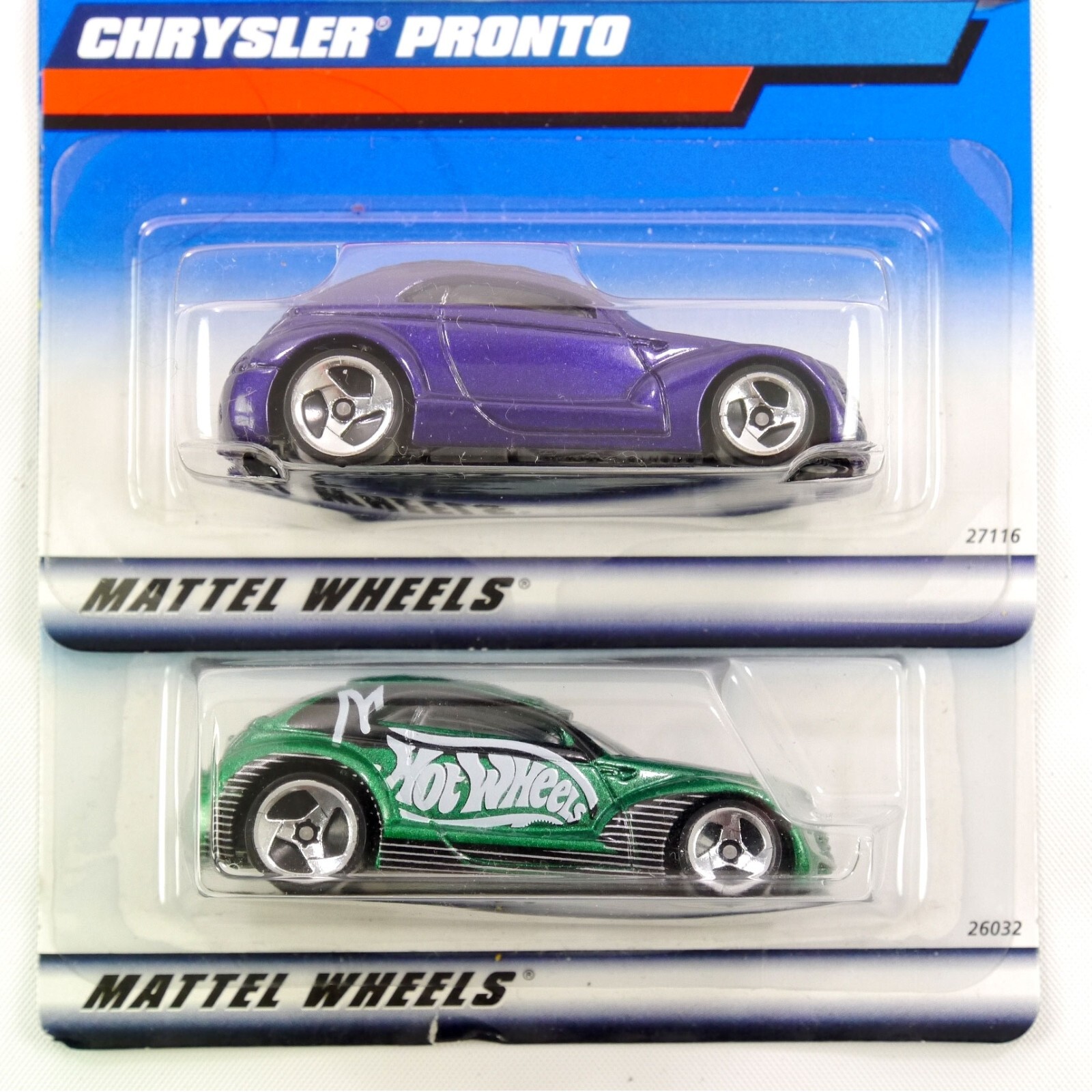 Lot of 2 Hot Wheels Chrysler Pronto 2000 Mainline CD Customs Series ...