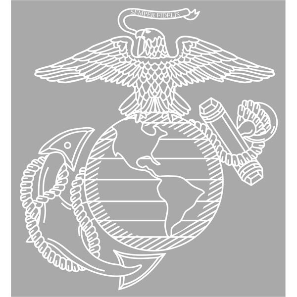Marine Corps Ega Drawing Amazon.com: US Marine Corps Eagle Globe And
