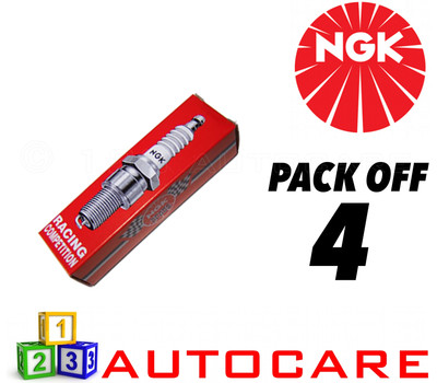 NGK Racing Range Spark Plug set - 4 Pack - Part Number: B8EG No. 3430 ...