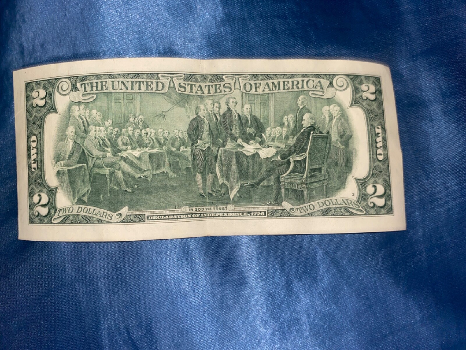 $2 dollar bill 2017 series a C00827841 great condition, no tears, mint ...