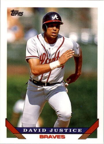 1993 Topps Atlanta Braves Baseball Card #170 David Justice | eBay