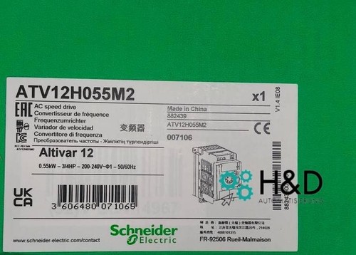 ATV12H055M2 Schneider Electric Altivar12, 0,55 kW nuovo e sigillato | eBay