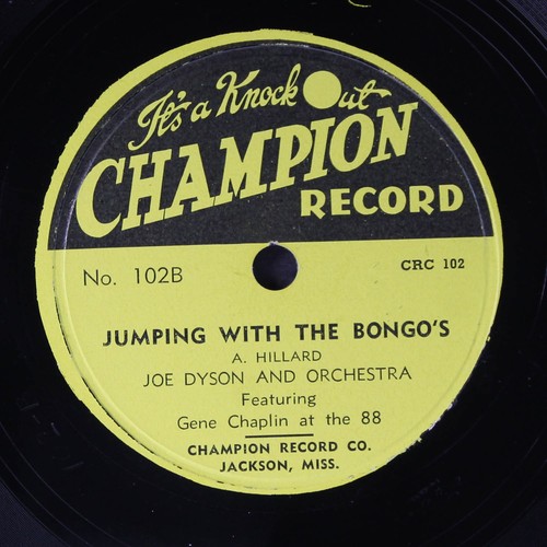JOE DYSON: jumping with the bongo's / merc-o-matic boogie CHAMPION ...