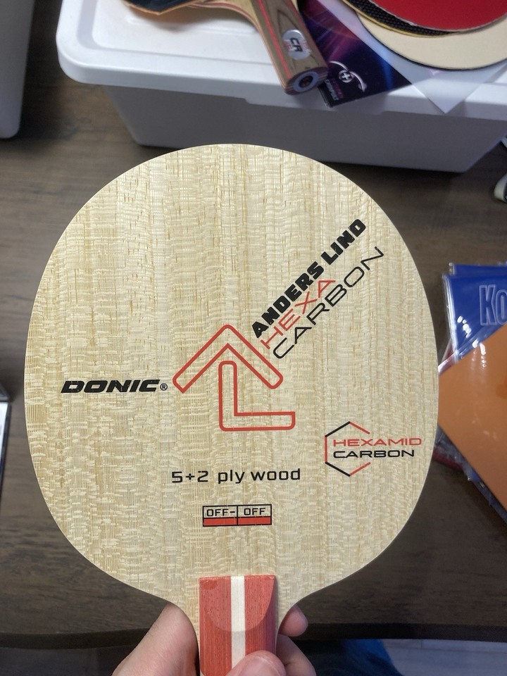 Donic Anders Lind Hexa Carbon Table Tennis Blade | eBay UK