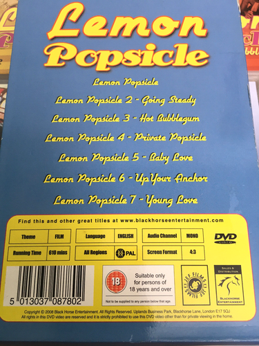 Lemon Popsicle Collection (Box Set) (DVD, 2009) for sale online | eBay